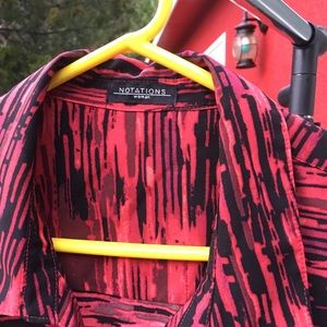 Notations | Tops | Notations Women Blouse Large Size | Poshmark